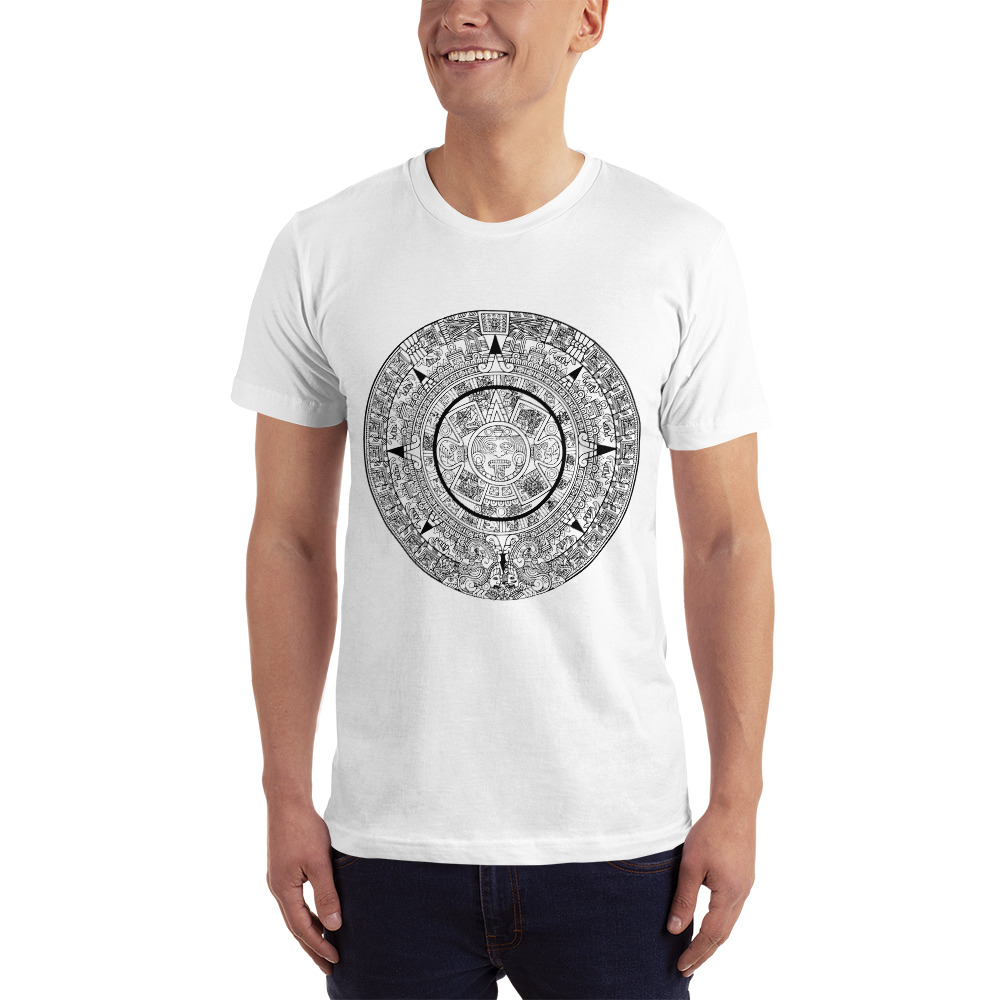 Camiseta Con Calendario Azteca | T Shirt Aztec Designs » Boheki